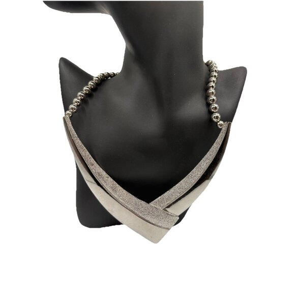 Karla Jordan | Jewelry | Vintage Karla Jordan Necklace Silver Beaded 8s ...